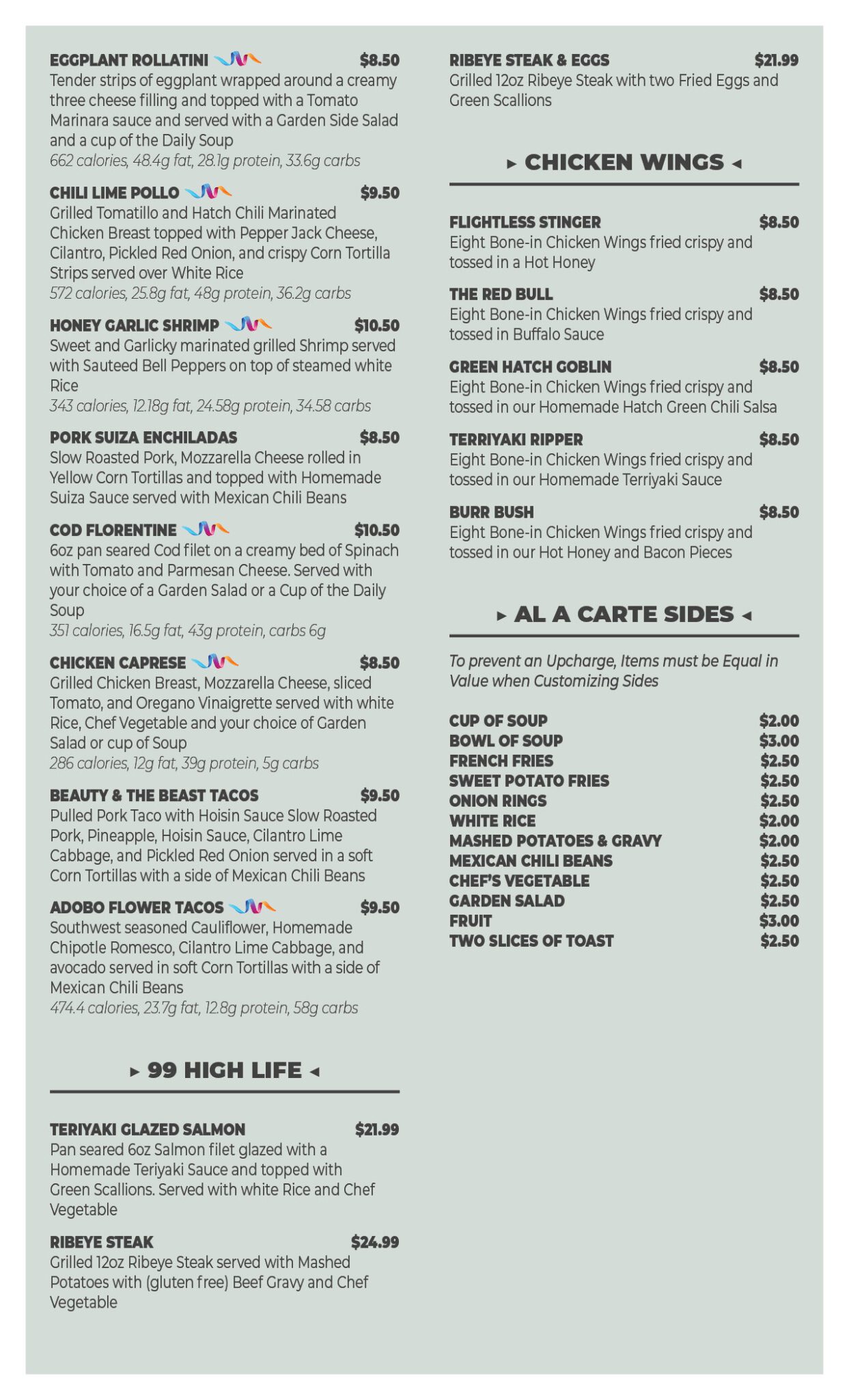 Henry's Lunch & Dinner | Glencroft Living